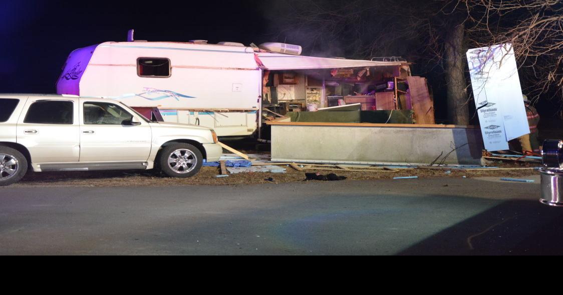 Camper explosion sends three to hospital