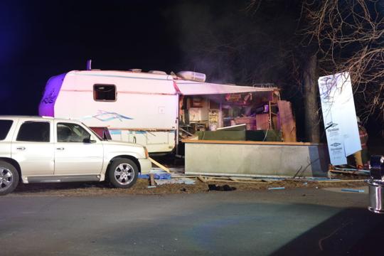Camper explosion sends three to hospital