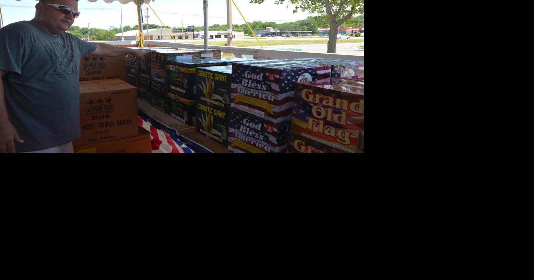 Firework stands open Friday
