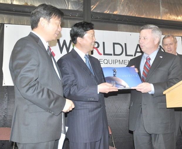 Officials mark opening of Worldlawn