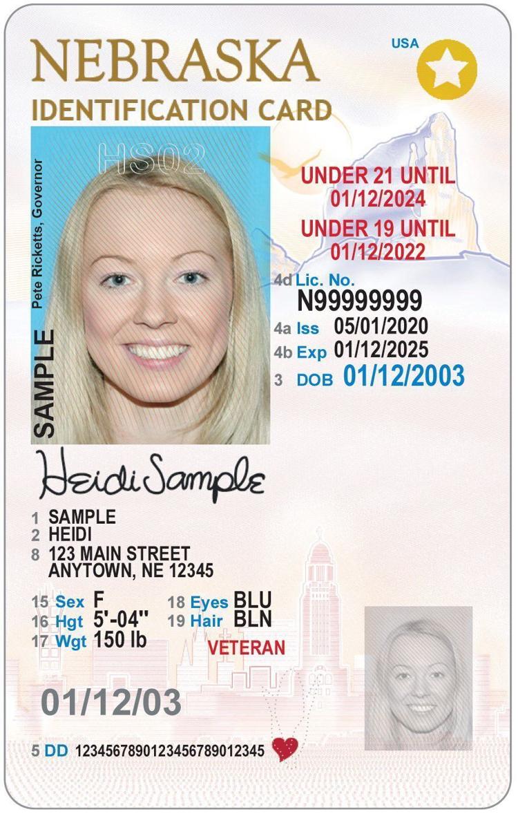 Nebraska DMV unveils new driver's license in first redesign since 2009