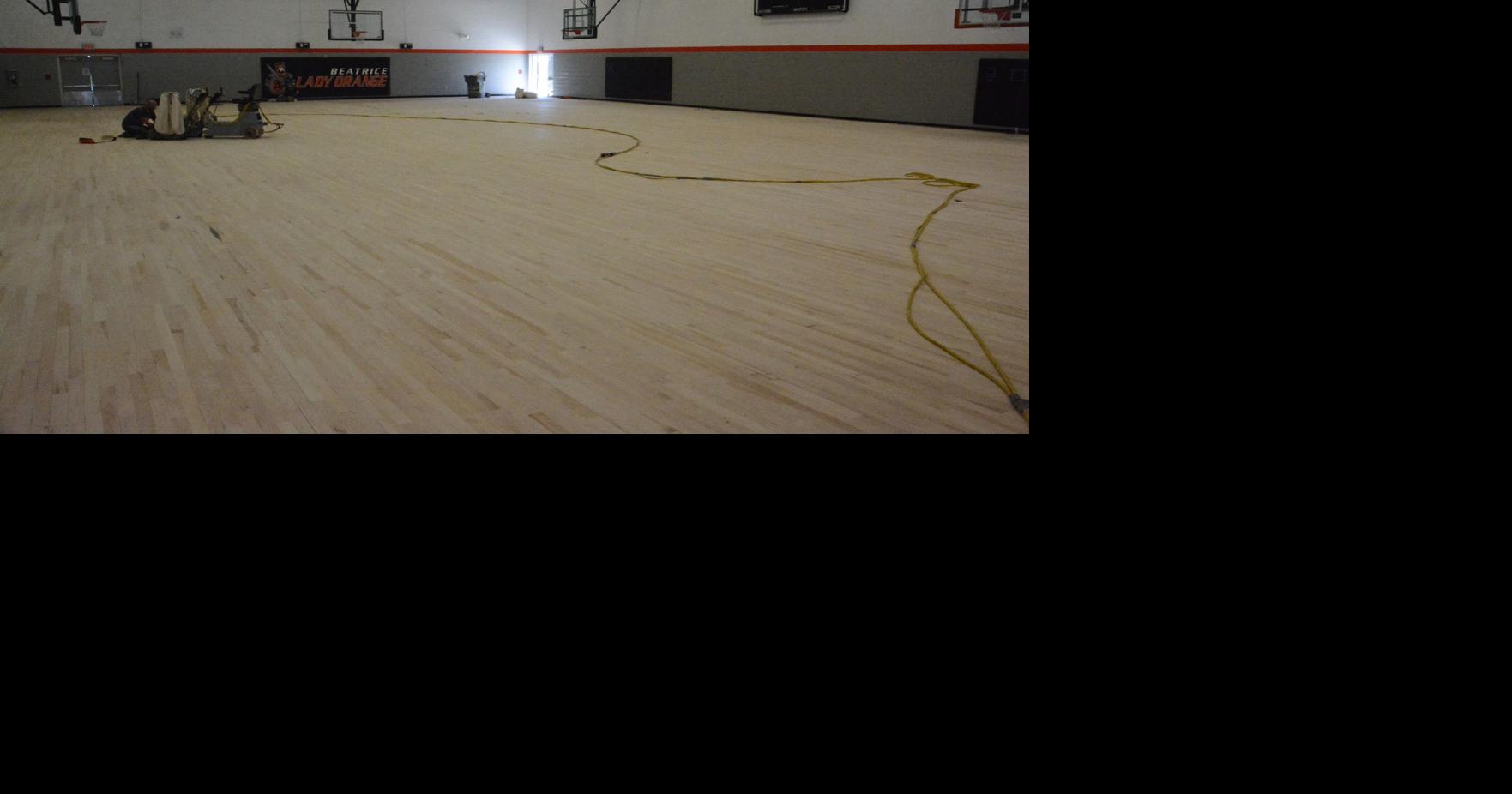 BHS gym floor getting new finish