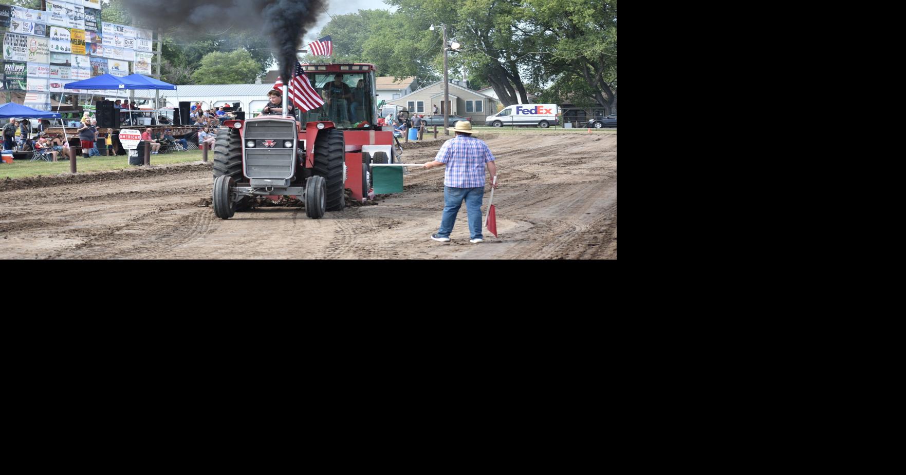 Tractor pull draws crowd to Pickrell
