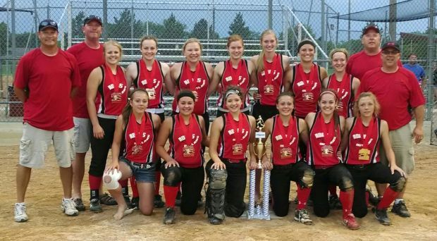 Adams Outlaws softball team wins state championship