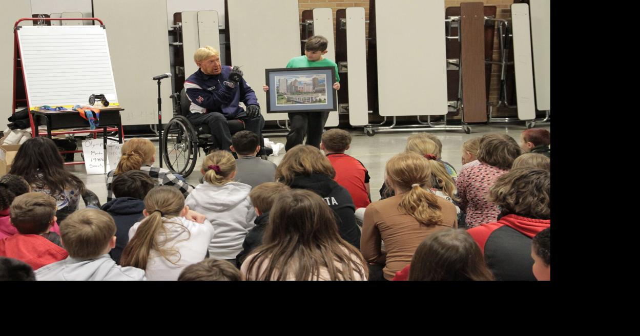 Paralympian shares his story at Stoddard Elementary