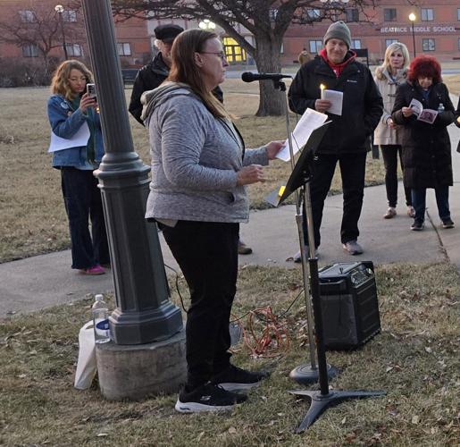 Candlelight vigil in Beatrice for woman killed by ICE in Minnesota