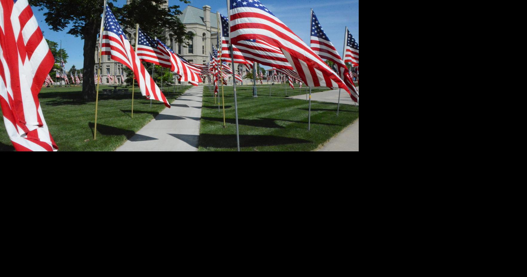Fundraiser underway to purchase new courthouse flags