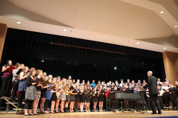 Choirs, bands unite