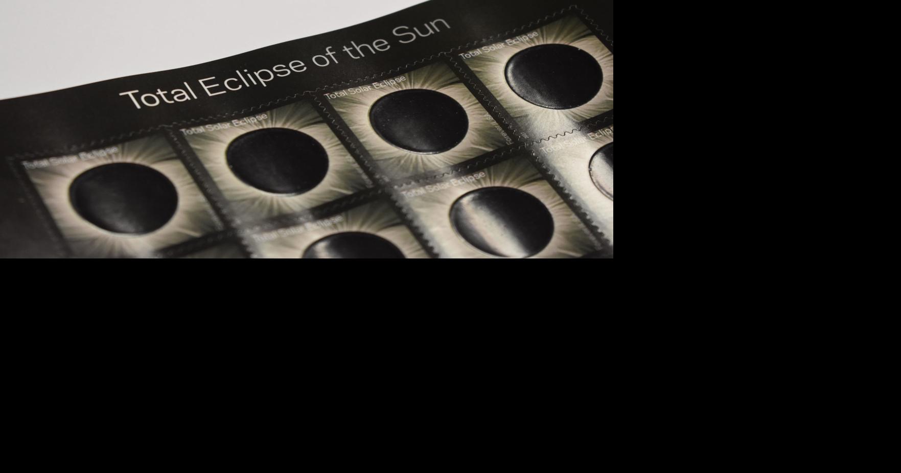 U.S. Postal Service releases eclipse stamp
