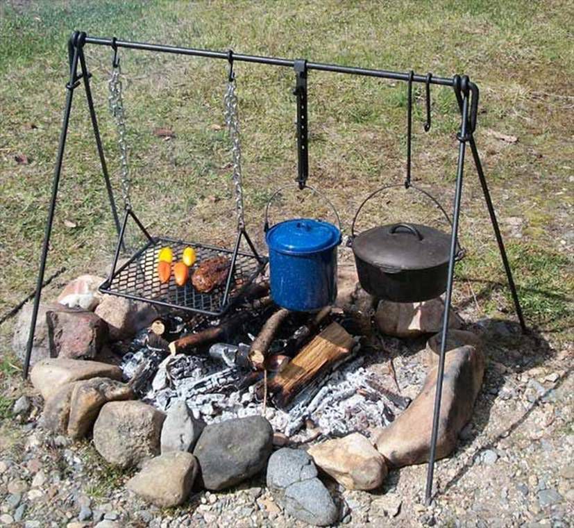 Hunting camps are synonymous with camp cooking