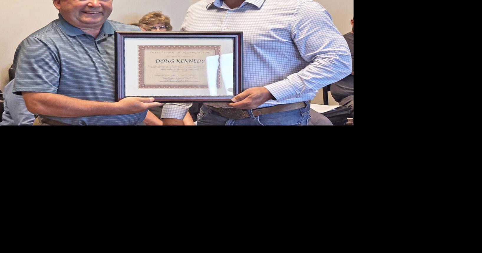 Supervisors honor longtime radio reporter Kennedy