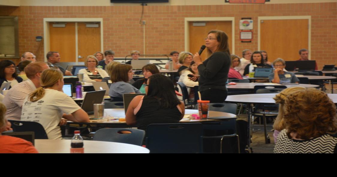 Teachers become the students at Beatrice school tech fair