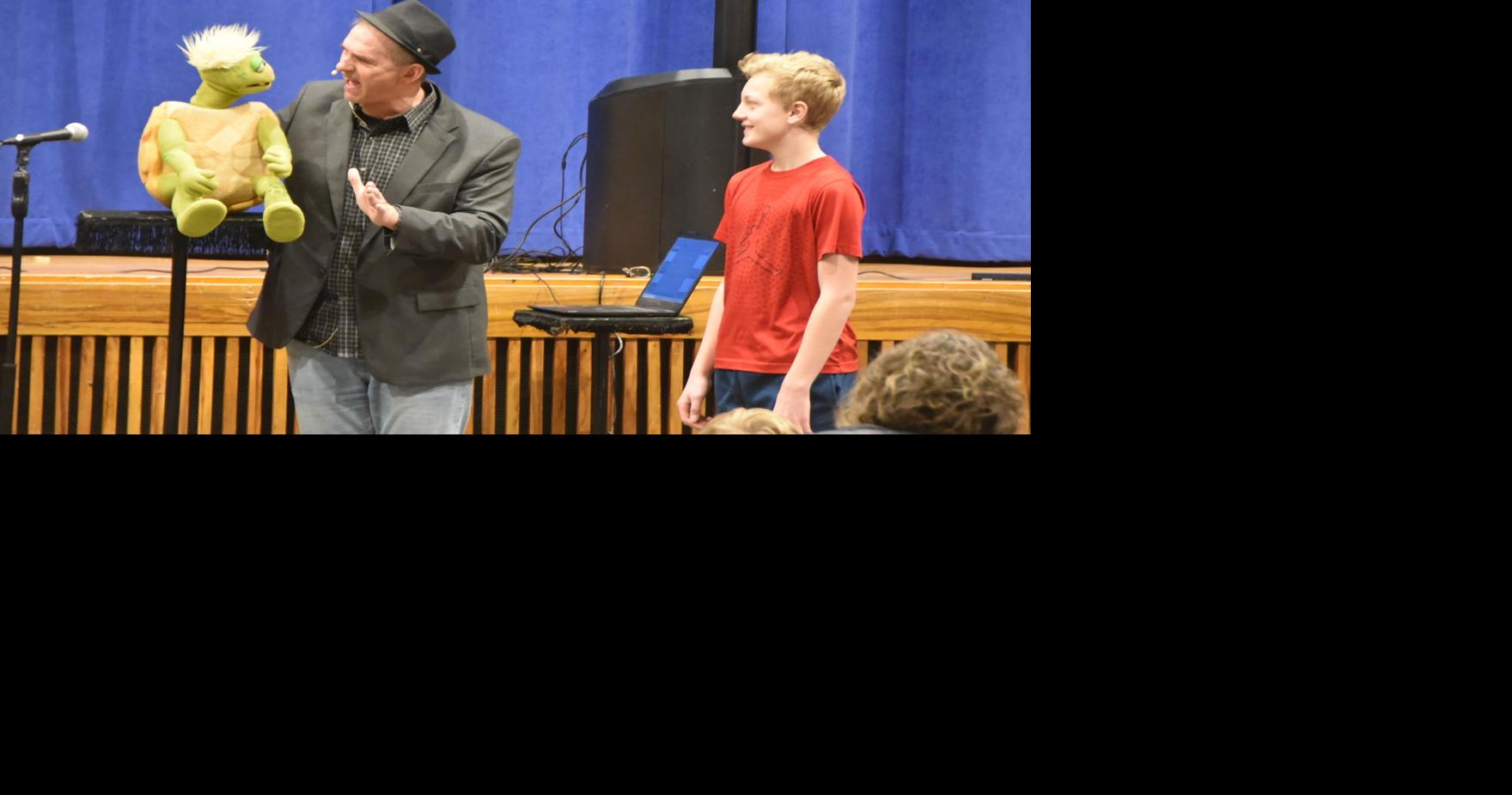 Tri County brings magic of ventriloquism to elementary