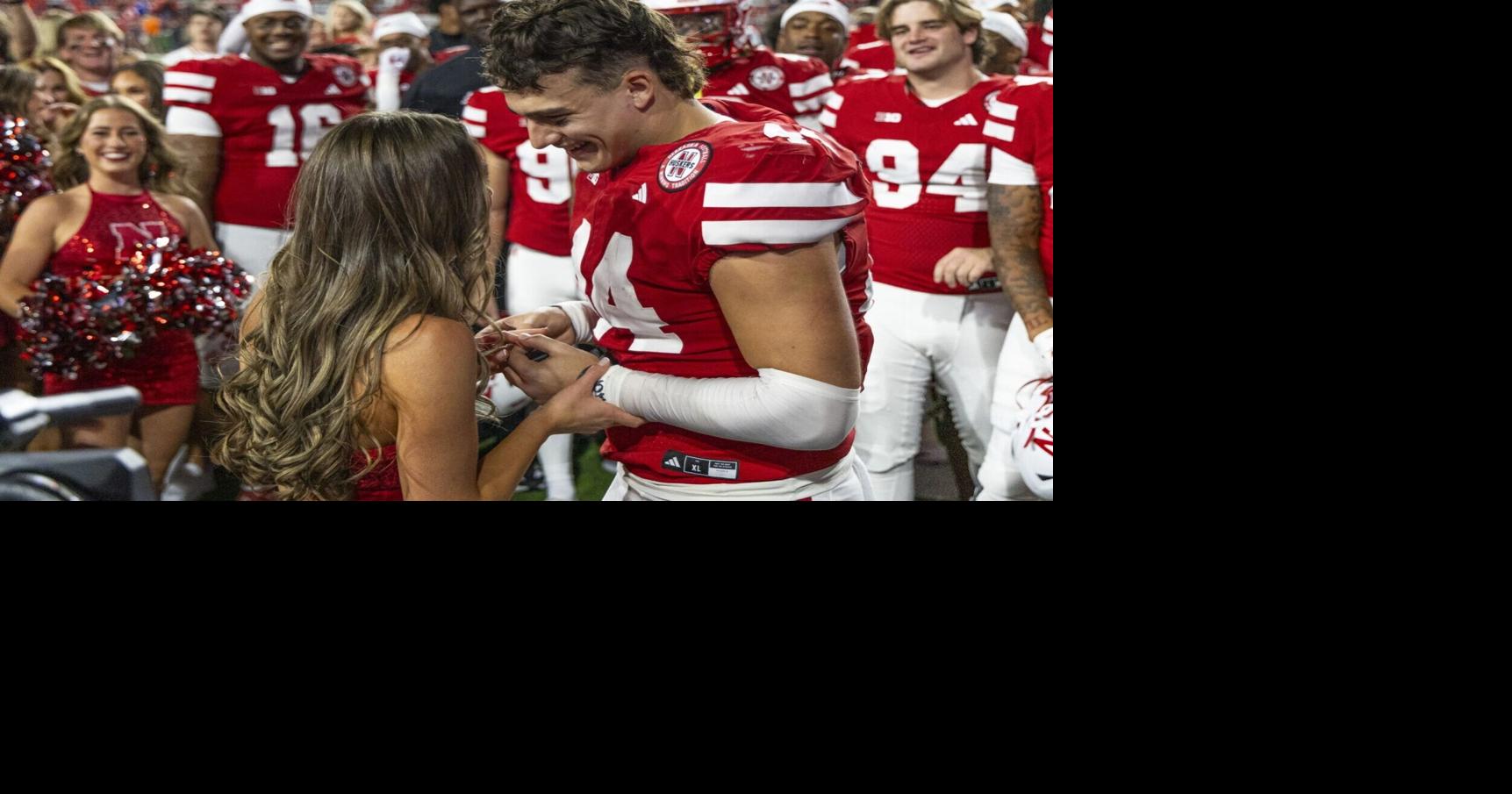 Luke Lindenmeyer's proposal caps Nebraska's win vs. Akron