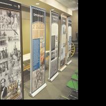 Homestead banners tout 150th anniversary