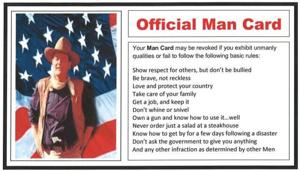 Quick test to maintain your “Man Card”