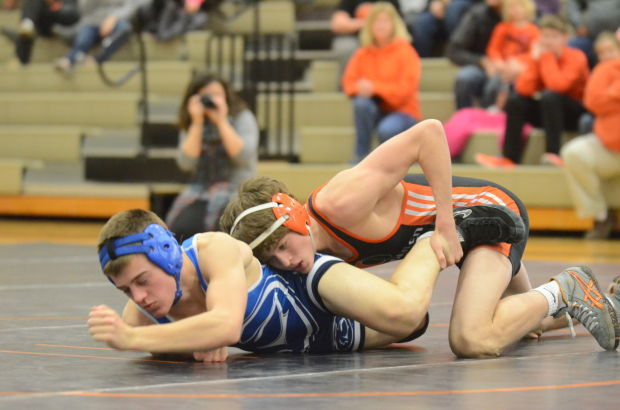 BHS wrestlers roll over Tri County on senior night
