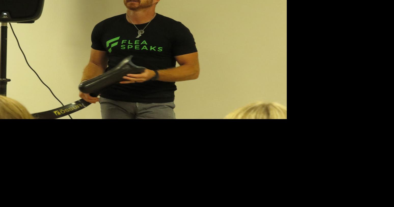 Paralympic sprinter speaks in Plymouth