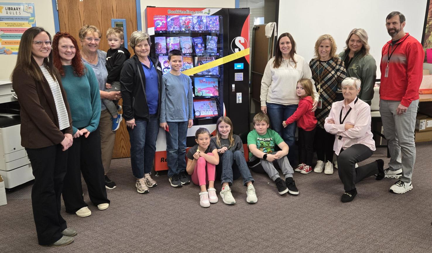 Book vending machine makes its debut at Southern Elementary