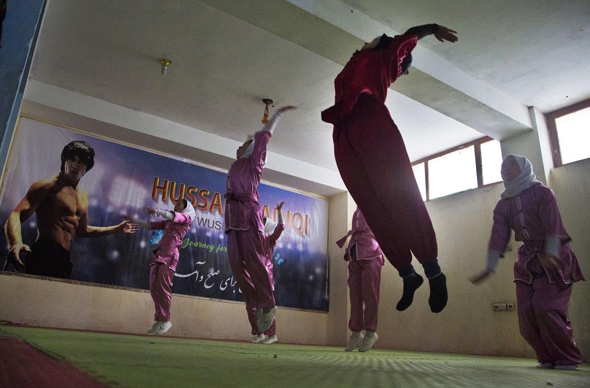 Afghanistan's groundbreaking female Shaolin fighters, in 14 photos ...