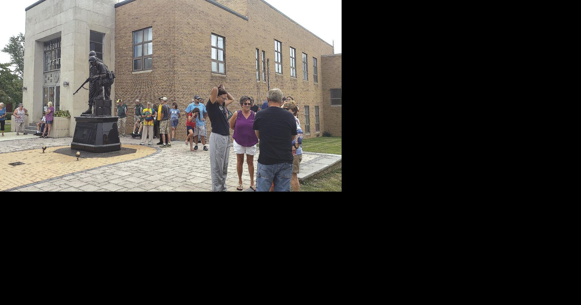 Joyce, Medal of Honor families gather at statue | Local News ...