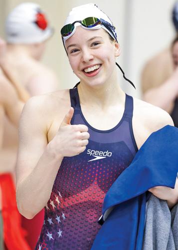 Bedford's Shackley swims to another D6-2A record | Local ...