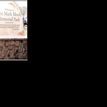 Memorial park sign unveiled | Archives | bedfordgazette.com