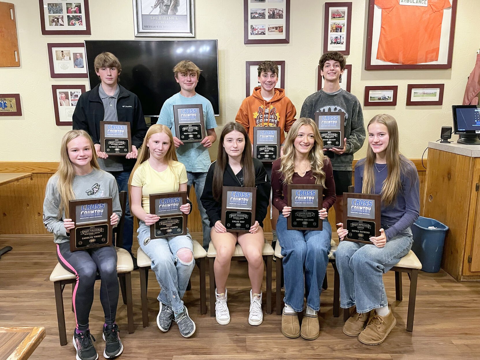 Bedford Cross Country Award Winners | Local | bedfordgazette.com