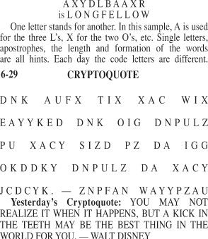 Cryptoquote | Local News | bedfordgazette.com