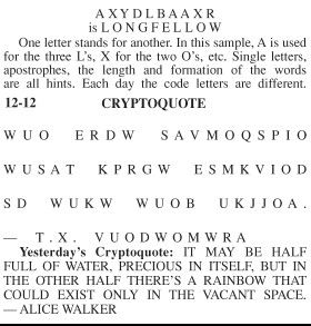 CRYPTOQUOTE | Local News | bedfordgazette.com