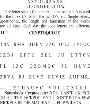Cryptoquote | Local News | bedfordgazette.com
