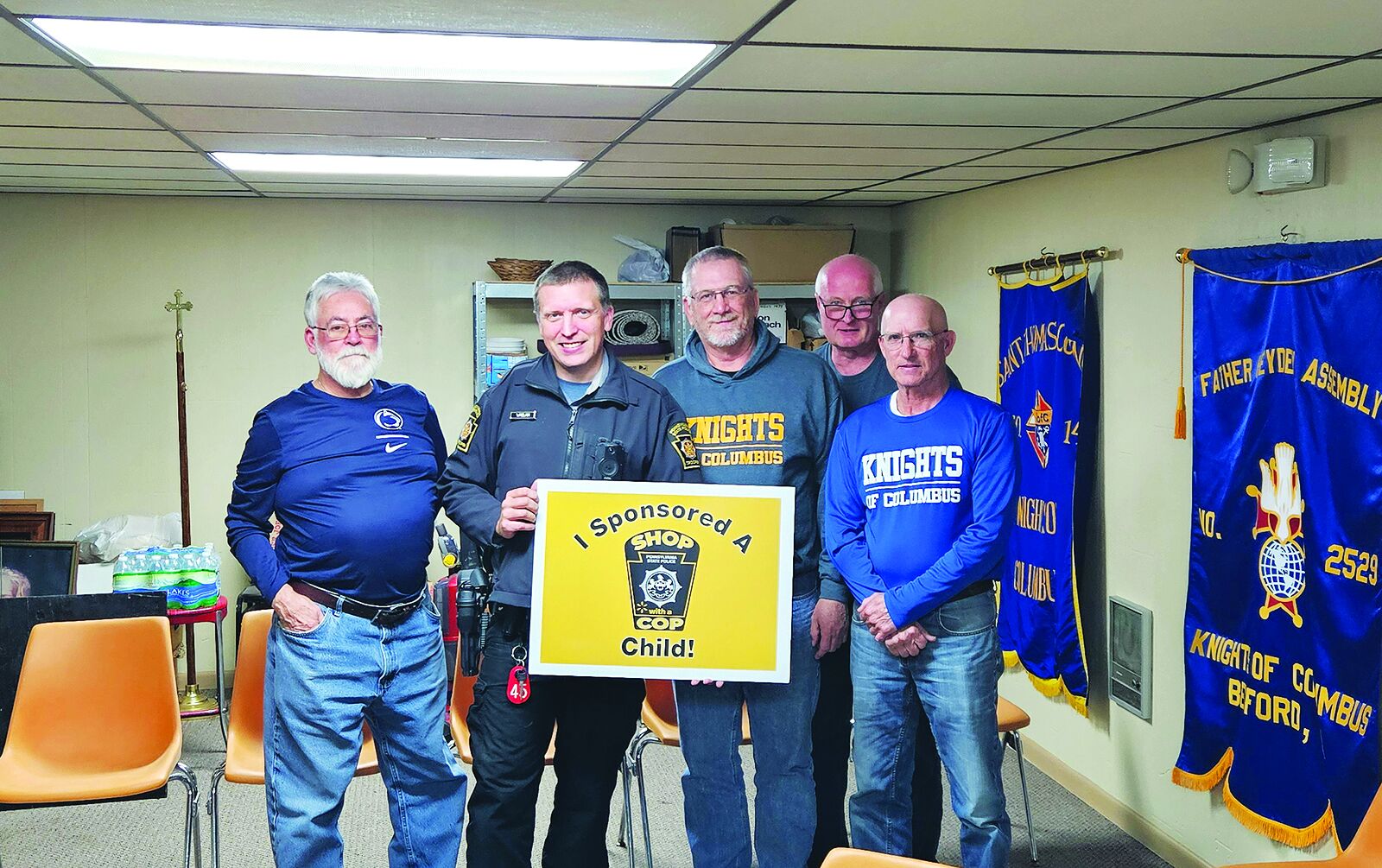 Knights donate to Shop with a Cop | Local News | bedfordgazette.com