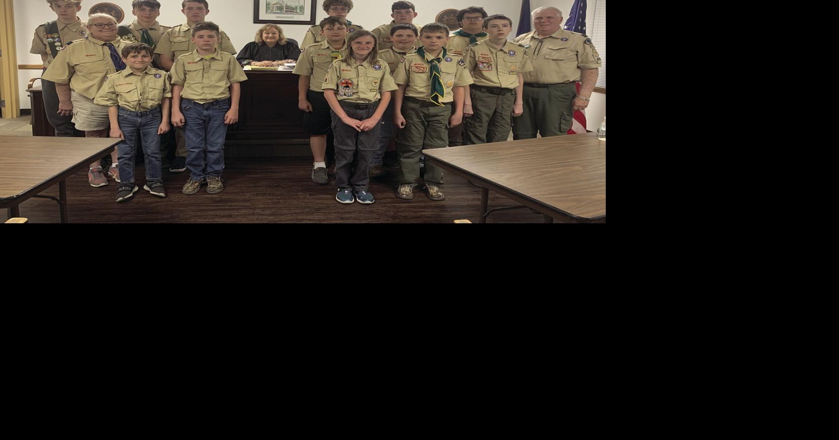 Scouts visit local judge | | bedfordgazette.com