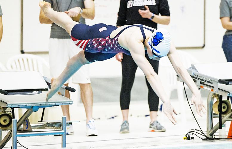 Bedford's Shackley swims to another D6-2A record | Local ...