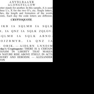 CRYPTOQUOTE | Local News | bedfordgazette.com