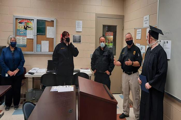 Inmate earns diploma at the correctional facility | News ...