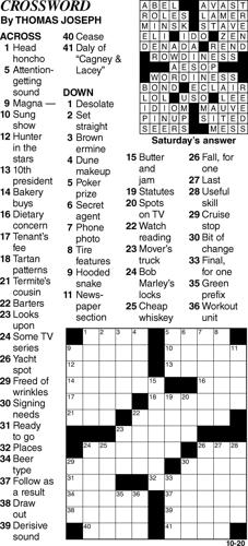 discussions crossword
