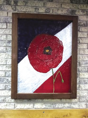 Artist creates poppy for display at VFW | Local News | bedfordgazette.com