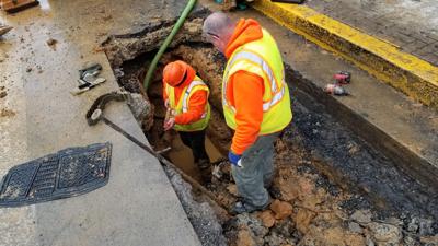 Water line break closes section of Pitt Street | Local News ...