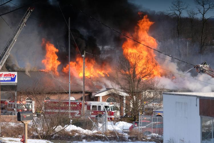 fire explosion bedford