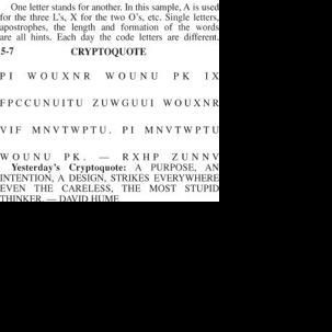 Cryptoquote | Local News | bedfordgazette.com