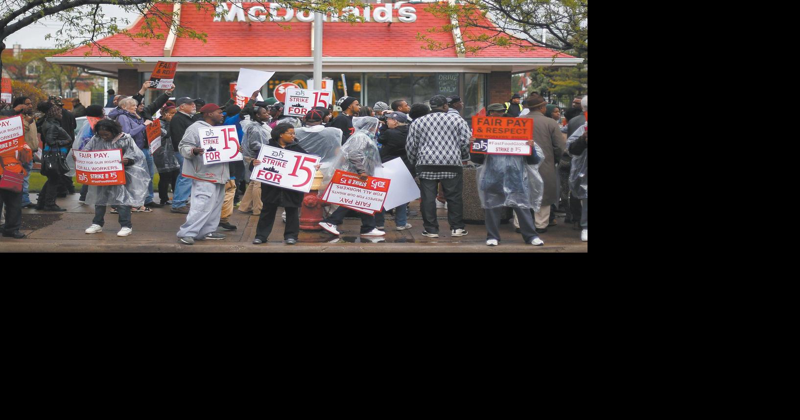 Fast-food protests spread overseas | Archives | bedfordgazette.com