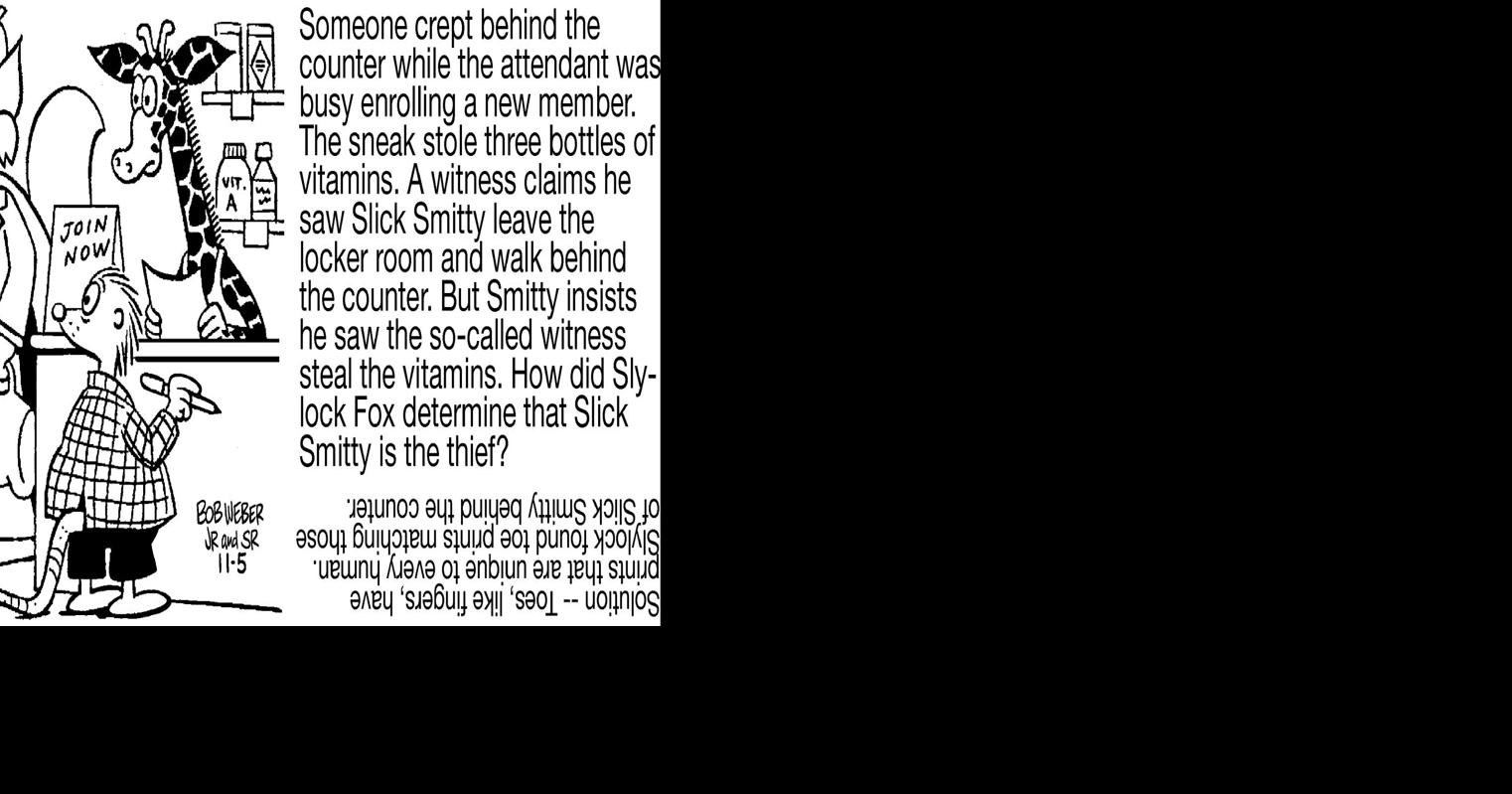 SLYLOCK FOX & COMICS FOR KIDS | Local News | bedfordgazette.com