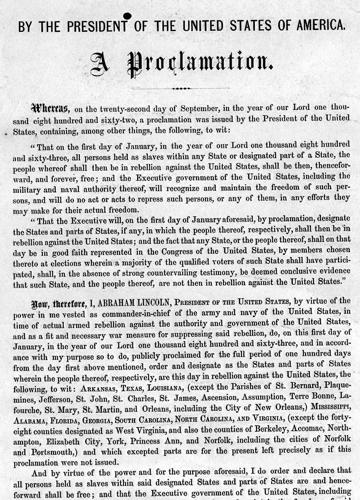 Emancipation Proclamation copy sells for $2.1 million | Archives ...
