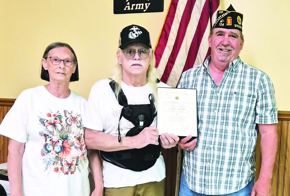 Saxton man receives Legion commendation | Local News | bedfordgazette.com