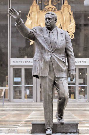 Man who spray-painted ‘black power’ on Rizzo statue in custody | Archives | bedfordgazette.com