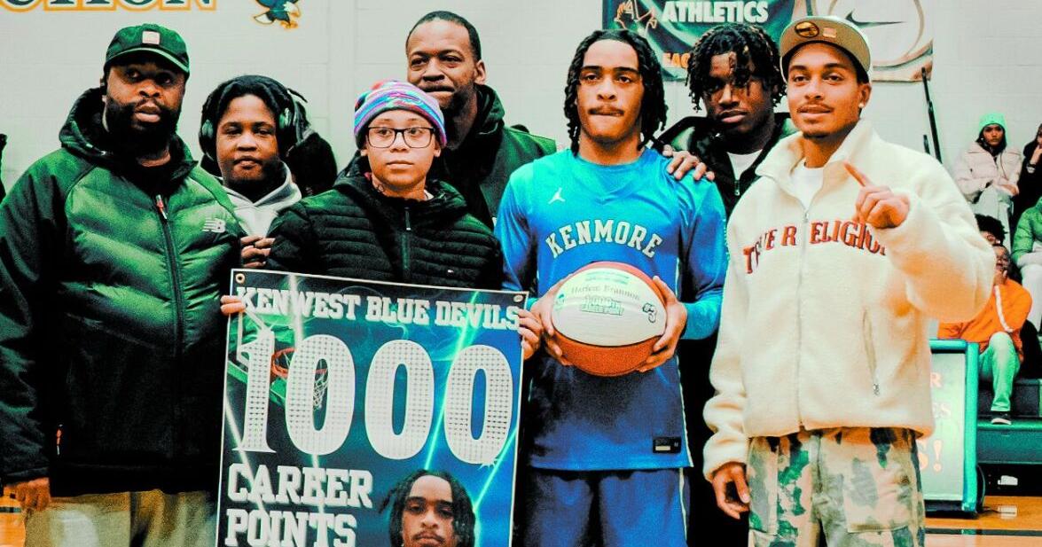 Brannon joins 1,000-point club as Kenmore West boys hoops top CSAT ...