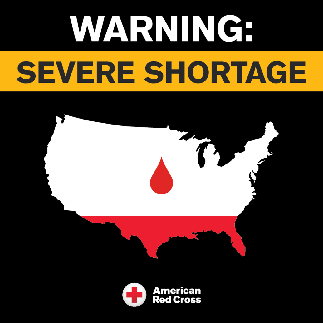 Red Cross warns of severe blood shortage as flu surge, winter weather ...