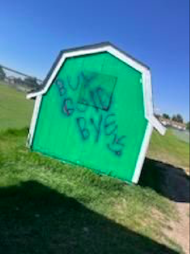 Belgrade Softball Complex vandalized with graffiti | Crime | belgrade ...
