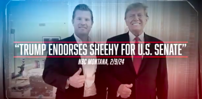 Sheehy launches new Senate campaign ads touting Trump endorsement ...